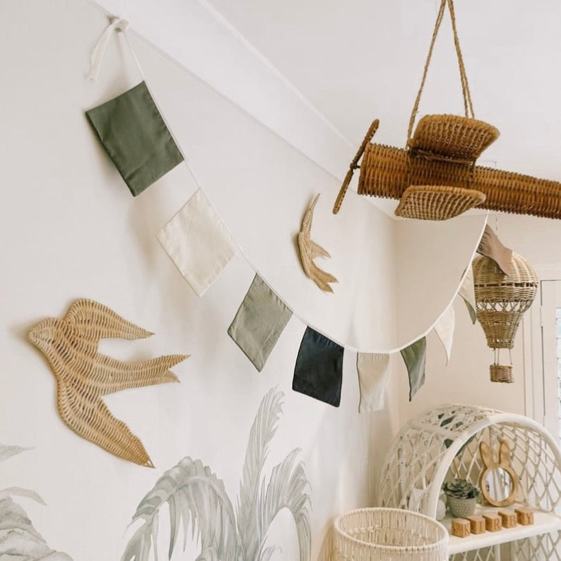 Minerals square bunting – Hello Saturday Kids Decor