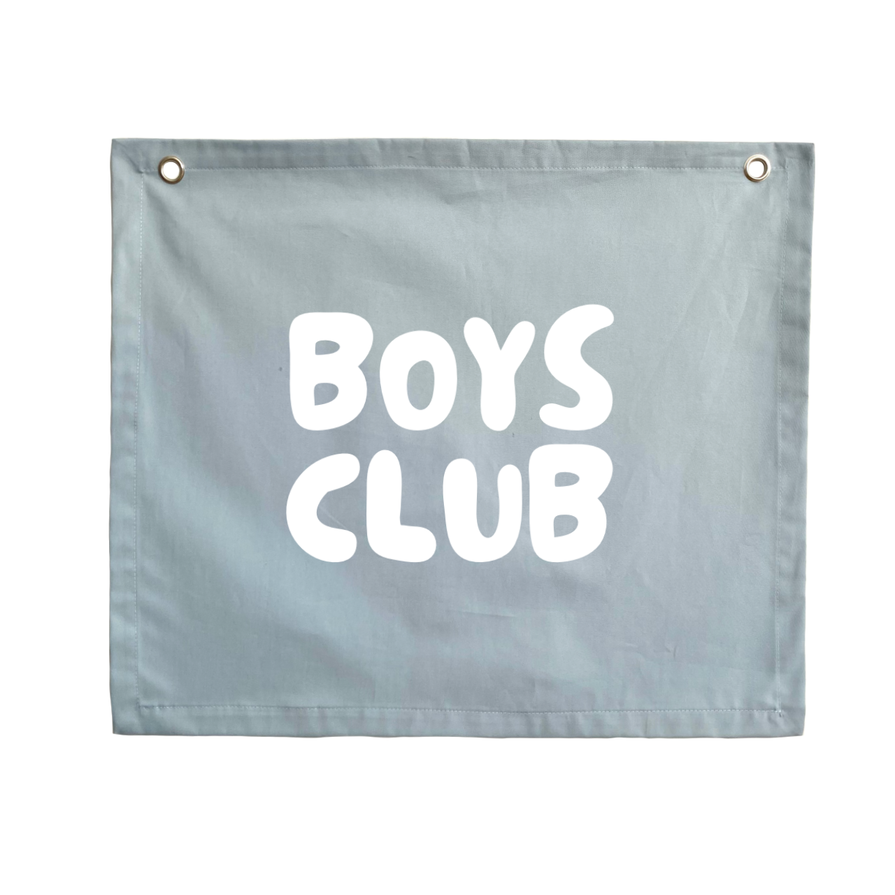 Boys club kids wall banner | Wall hanging ~ Sky blue – Happy boys co