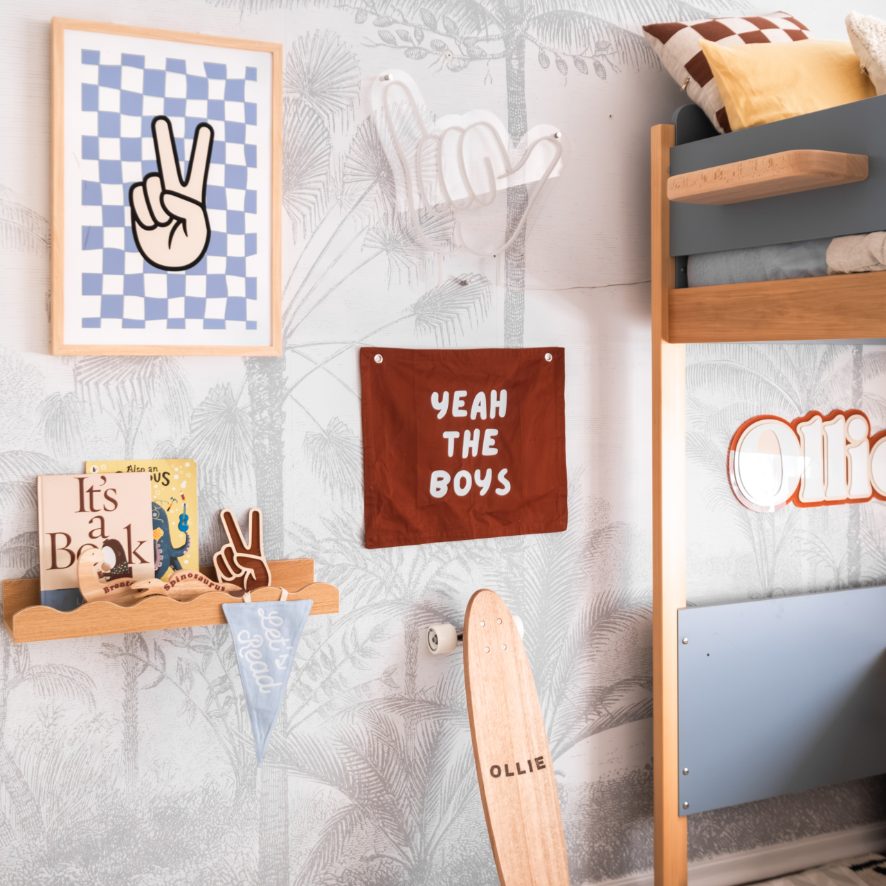 Yeah the boys wall banner – Hello Saturday Kids Decor