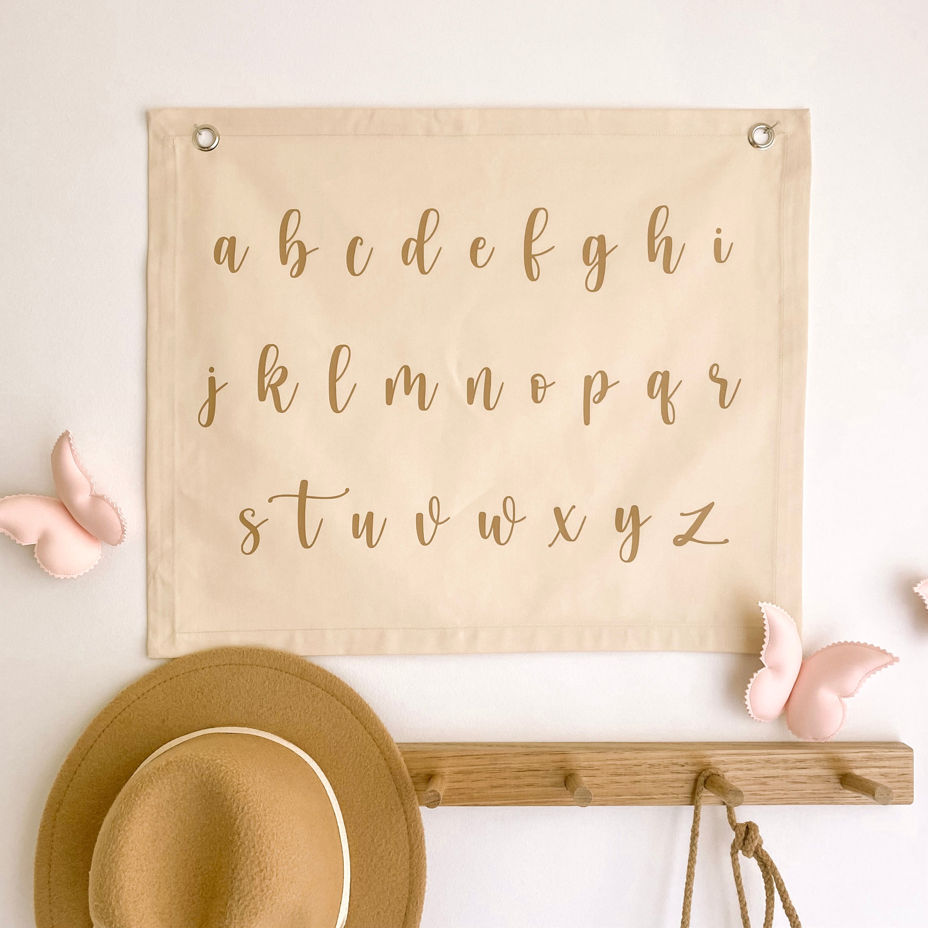 Alphabet wall banner – Hello Saturday Kids Decor