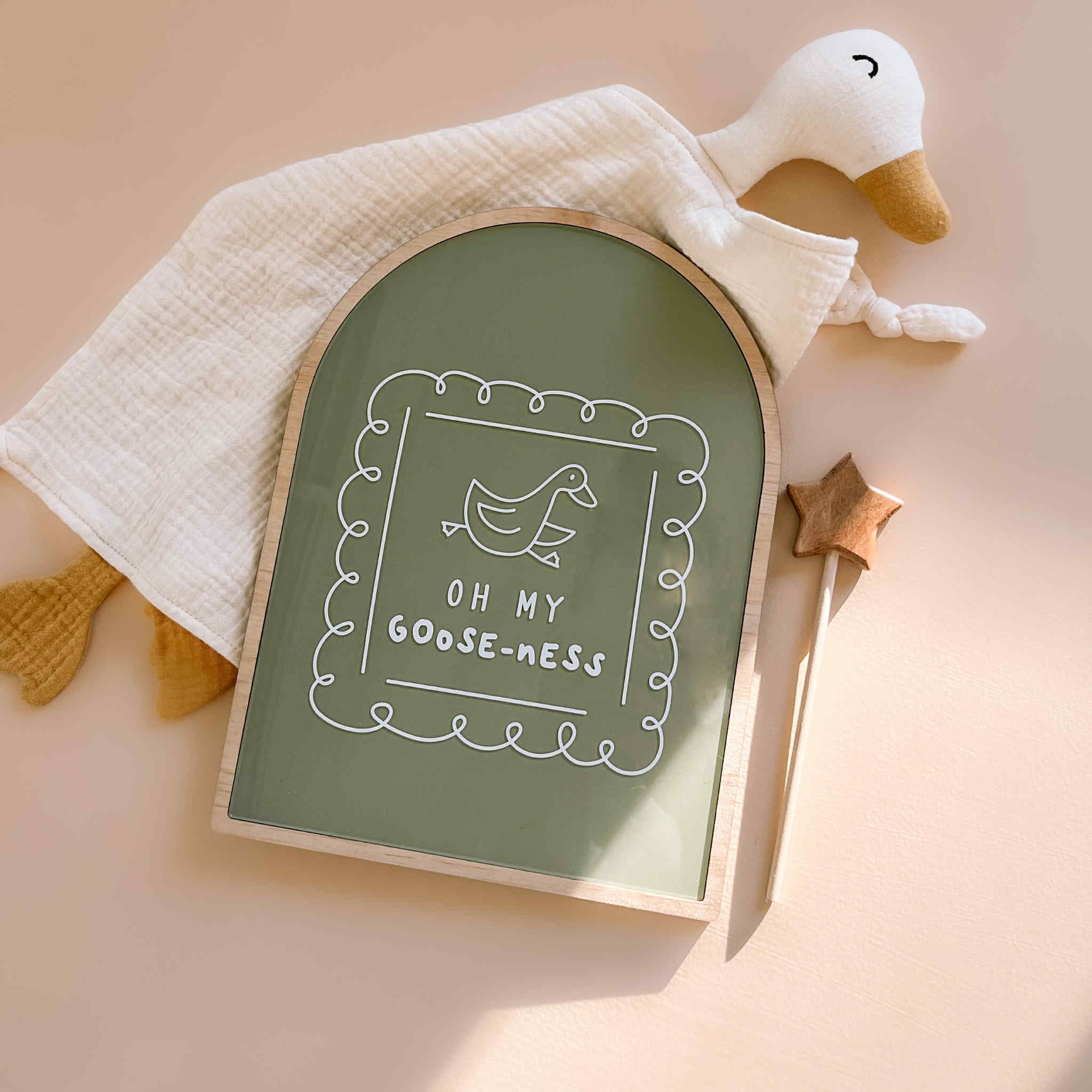 ACRYLIC PRINT - Oh My Goose-ness | Kids Room Decor – Hello Saturday ...